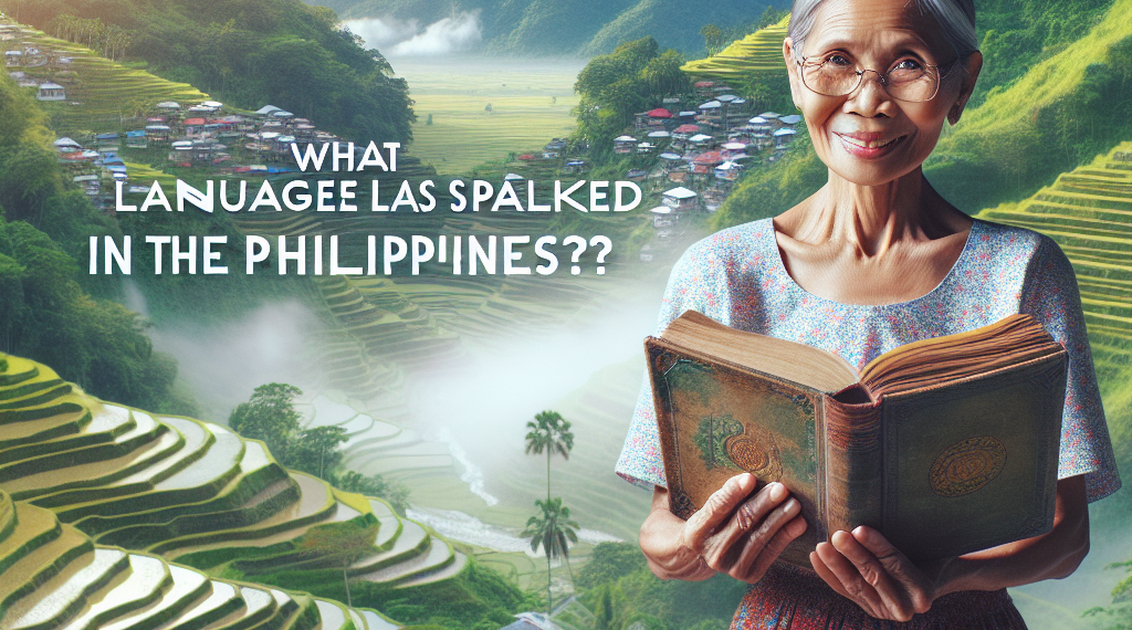 ℹ Descubre qué idioma se habla en Filipinas: Guía completa y detallada ️